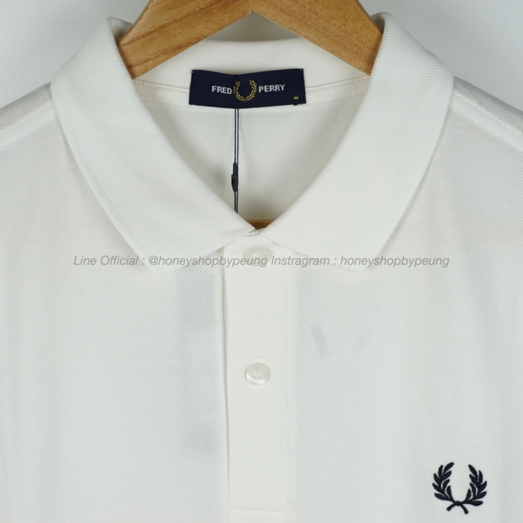 ของแท้ พร้อมส่งในไทย M6000 Plain Fred Perry shirt Col French Navy ...