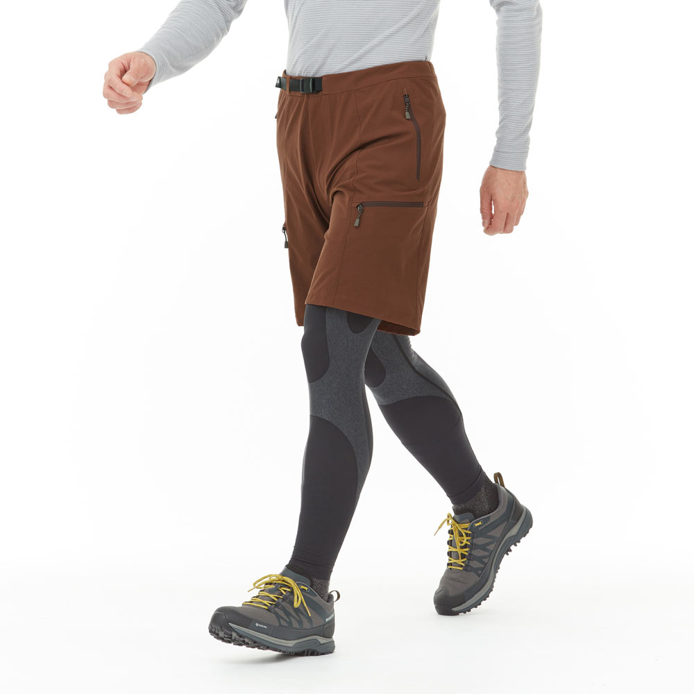 Montbell กางเกงขาสั้นแห้งเร็ว มีเข็มขัดในตัว รุ่น 1105672 South Rim ...