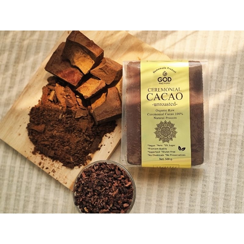 คาเคาดิบเกรดพิธีจากเชียงใหม่ Raw Ceremonial Cacao Cold-Pressed ...