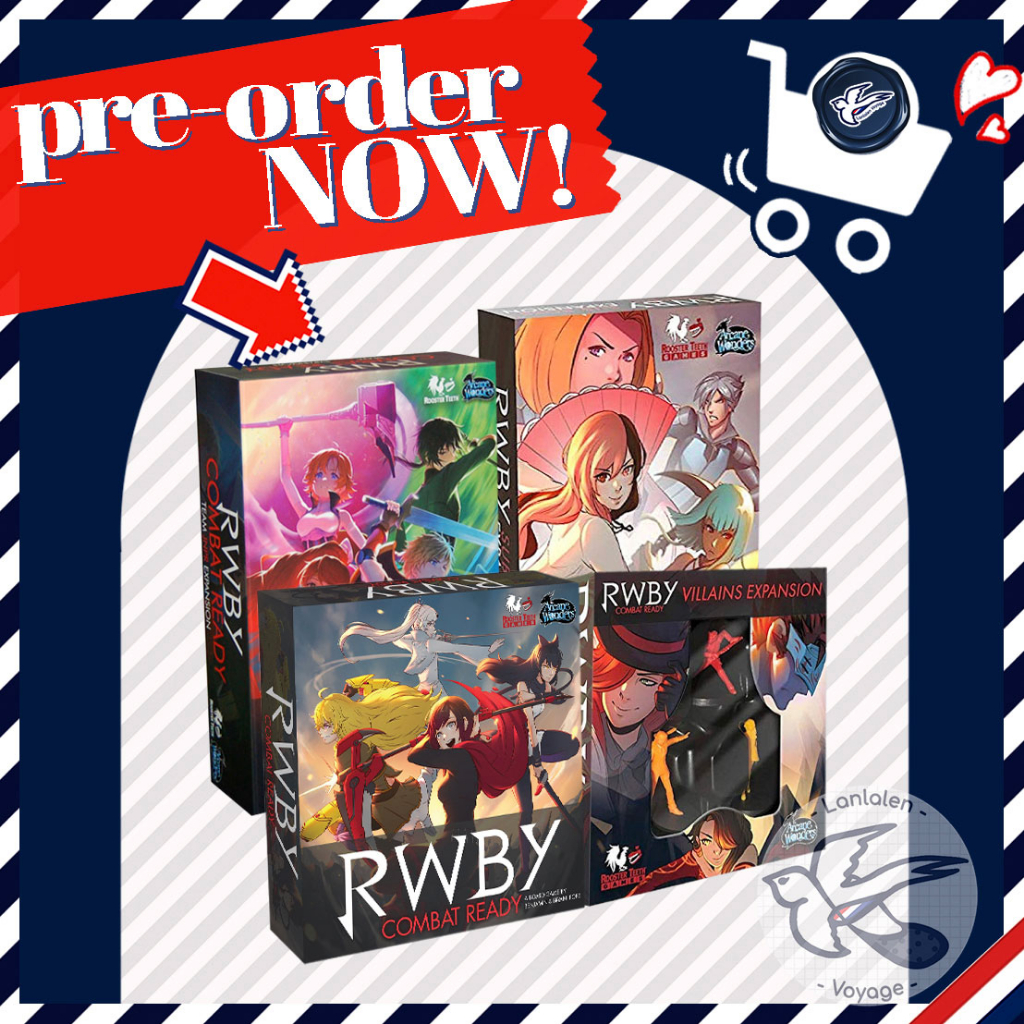 [Pre-Order] RWBY: Combat Ready + Villains + Sub-Boss + Team JNPR Full ...