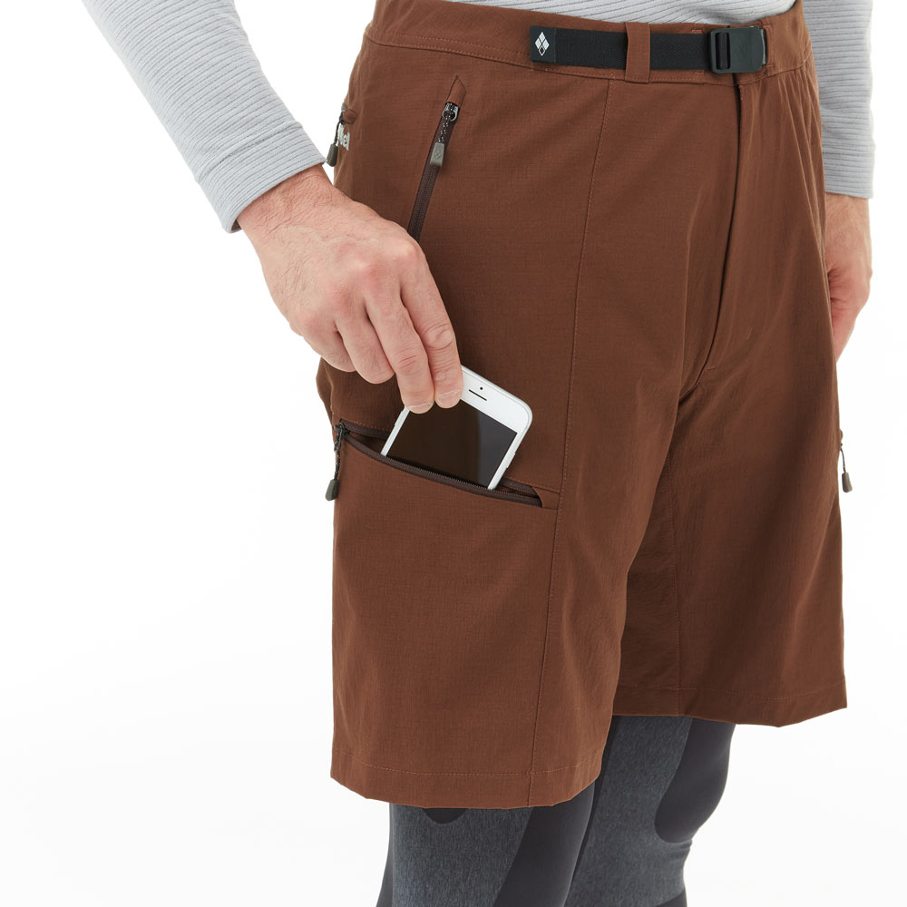 Montbell กางเกงขาสั้นแห้งเร็ว มีเข็มขัดในตัว รุ่น 1105672 South Rim ...