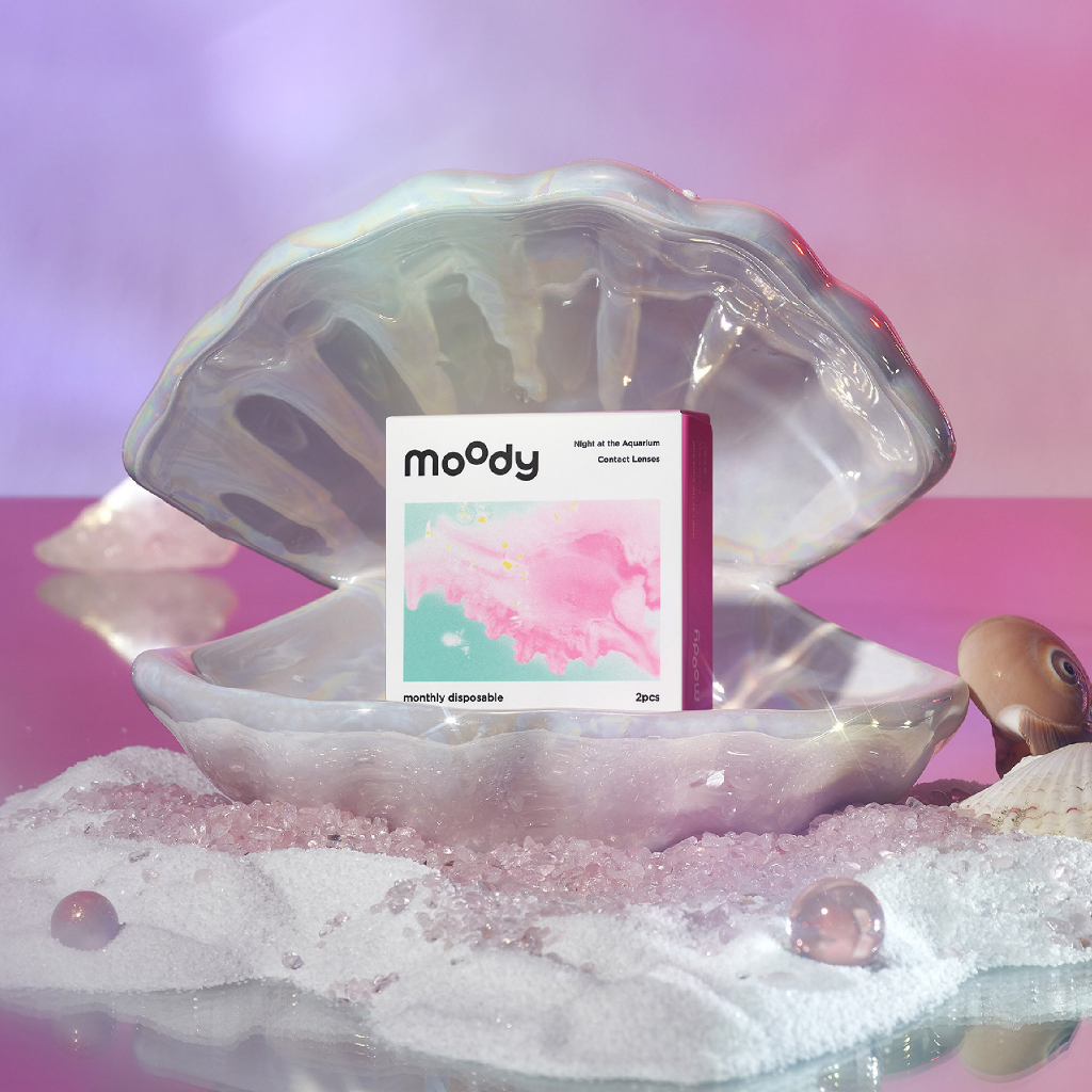 moody Diving Shell (Fuchsia Purple) มูดี้ คอนแทคเลนส์ รายเดือน ...
