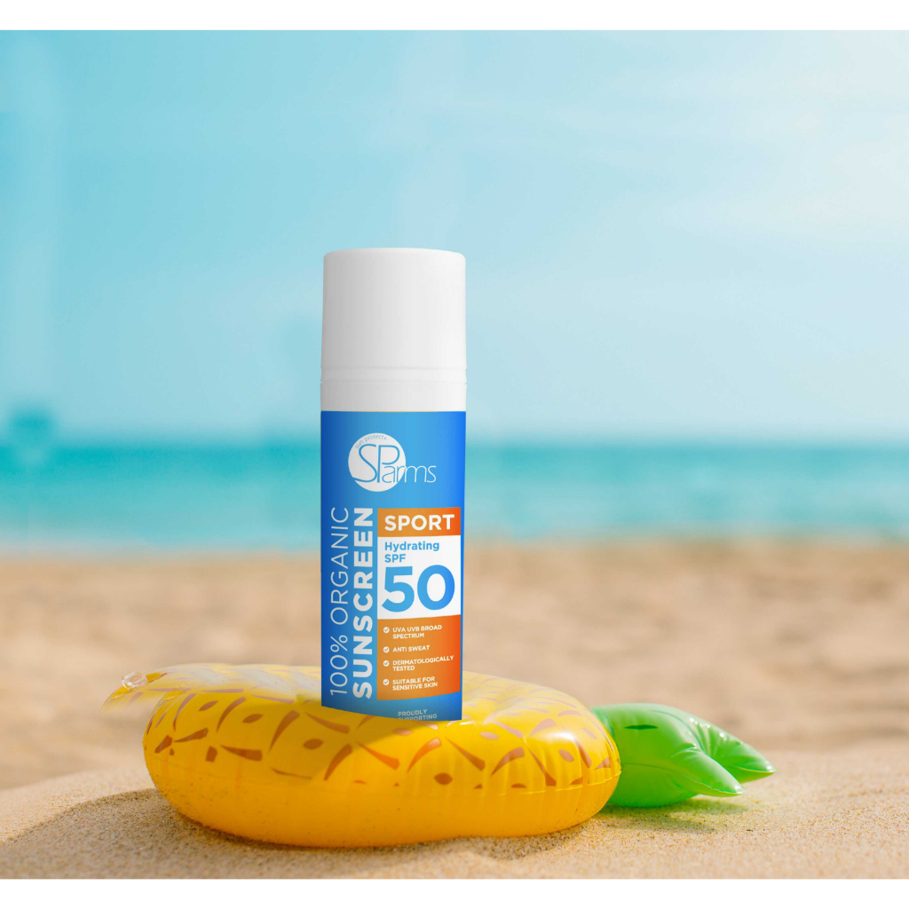 SParms 100 Organic Sun Screen Sport - sparmsth - ThaiPick