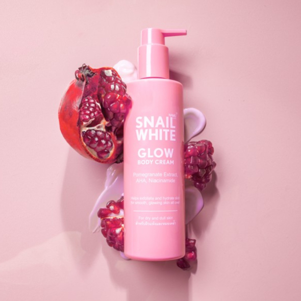 ใหม่ นามุ ไลฟ์ สเนลไวท์ โกลว์ บอดี้ ครีม 300 มล. GLOW BODY CREAM 300 ML ...
