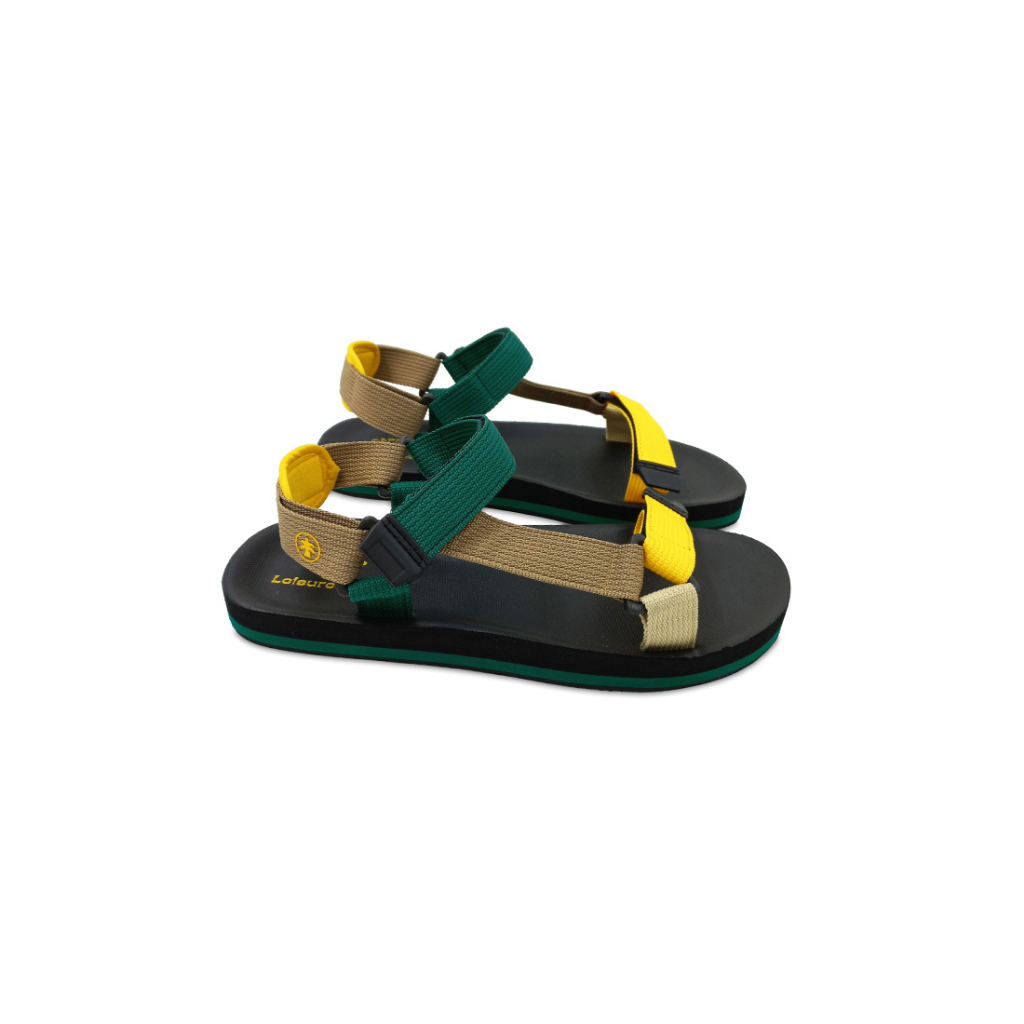 DAPPER x LEISURE PROJECTS รองเท้าแตะรัดส้น Colorblock Slingback สี ...