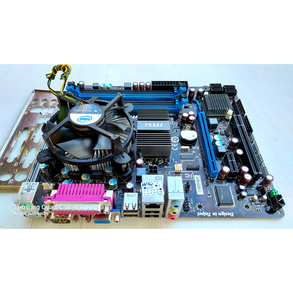 ชุดเมนบอร์ด775 cpu G41m CPU INTEL 1.5-3.0GHz ( ram DDR2DDR3 ) ใช้งานได้ ...