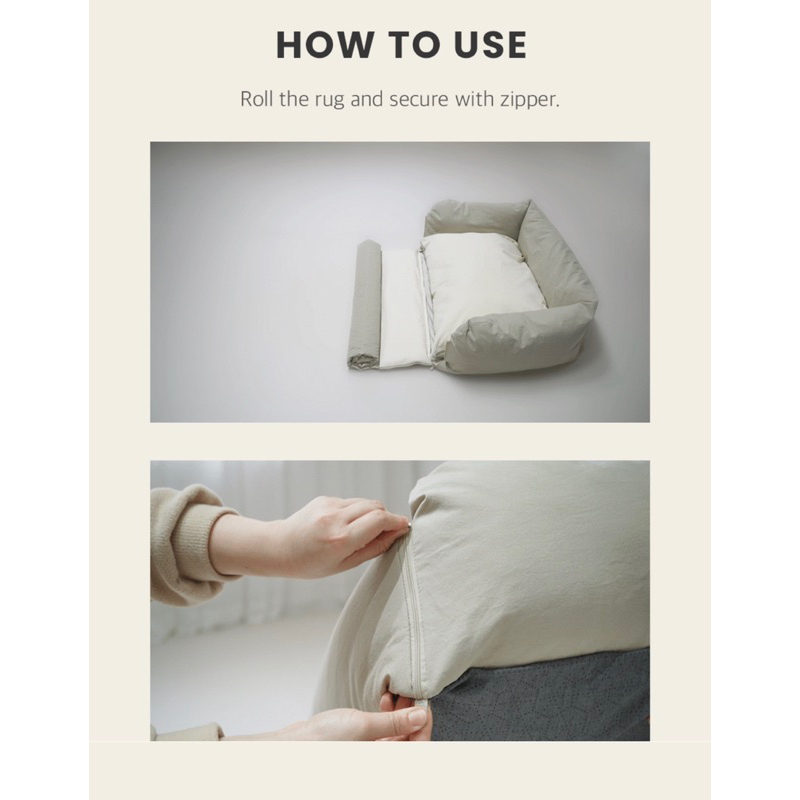 Pupping Pet Bed ( 3in1 Bumper Cusion) เตียงสัตว์เลี้ยง เบาะนอนสุนัข ...