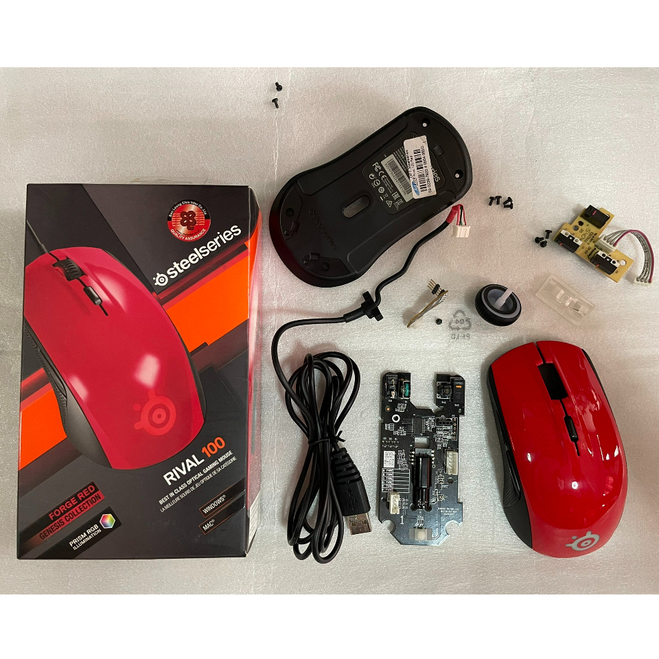 มือสอง/อะไหล่เม้าส์ Steelseries Rival 100 ของแท้ Genuine assembly part for Rival 100 | Shopee ...