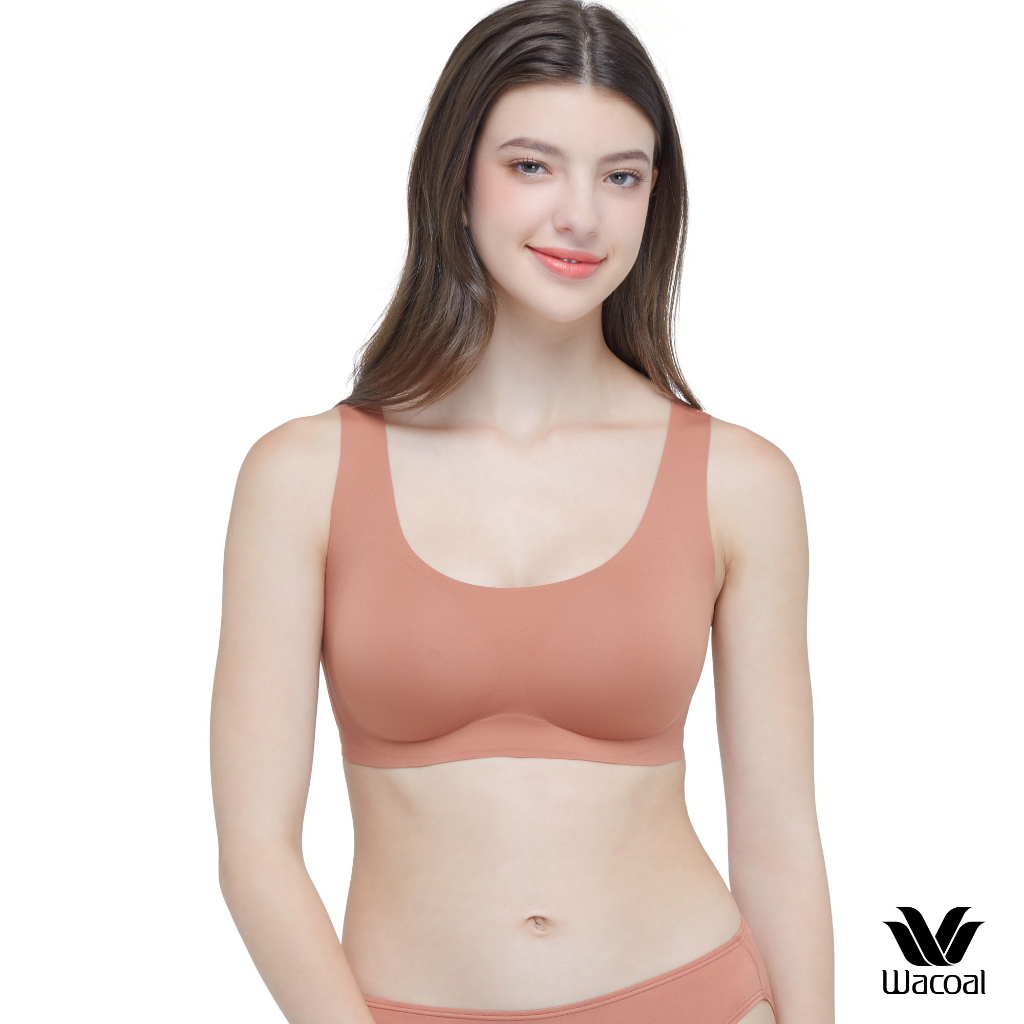 Wacoal Smart Size Go Girls Jelly Bra U Crop บราไร้โครงวาโก้ เจลลี่บรา