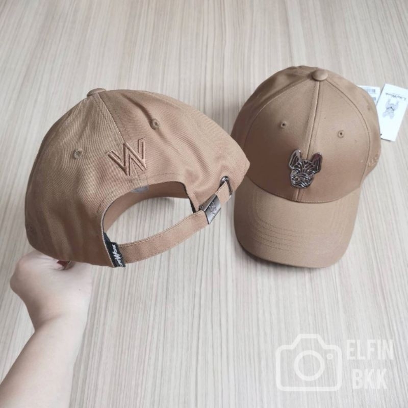 รุ่นใหม่ LIFEWORK Logo Accent Cotton Baseball Cap หมวกแก๊ป สีดำ สีเบจ ...