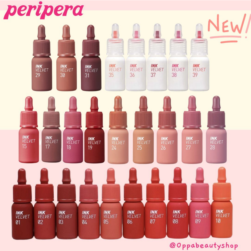 แท้พร้อมส่ง Peripera Ink Velvet 4g. ลิปสีสวย - oppabeautyshop - ThaiPick