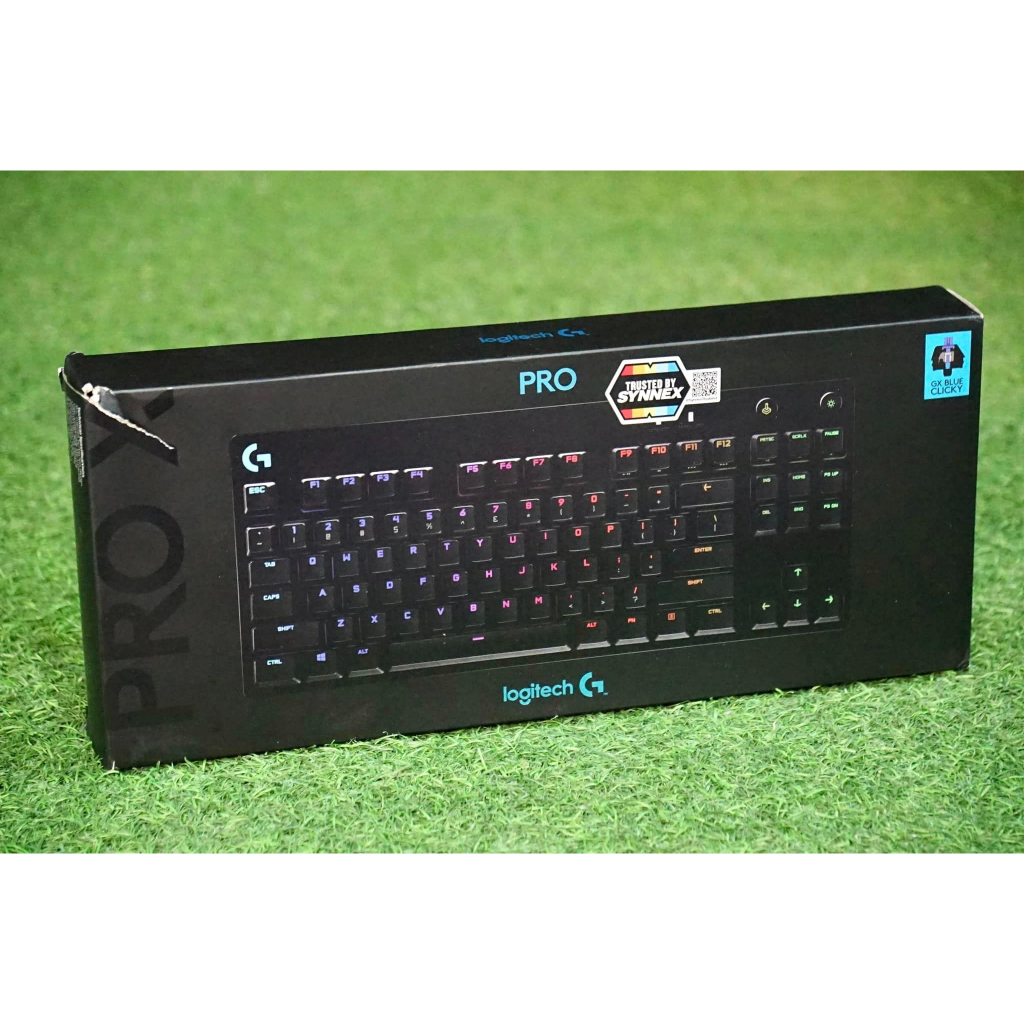 Logitech G Pro X Gaming Keyboard with GX BLUE CLICKY - Eng keycap and ...