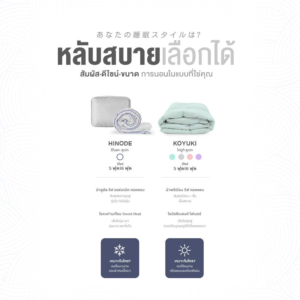 Orientas ผ้าห่มกันหนาว ผ่าห่มนุ่ม ผ้าห่มขนเป็ดเทียม รุ่น Hinode ผลิตจากขนเป็ดเทียม ห่มเบาสบาย ...