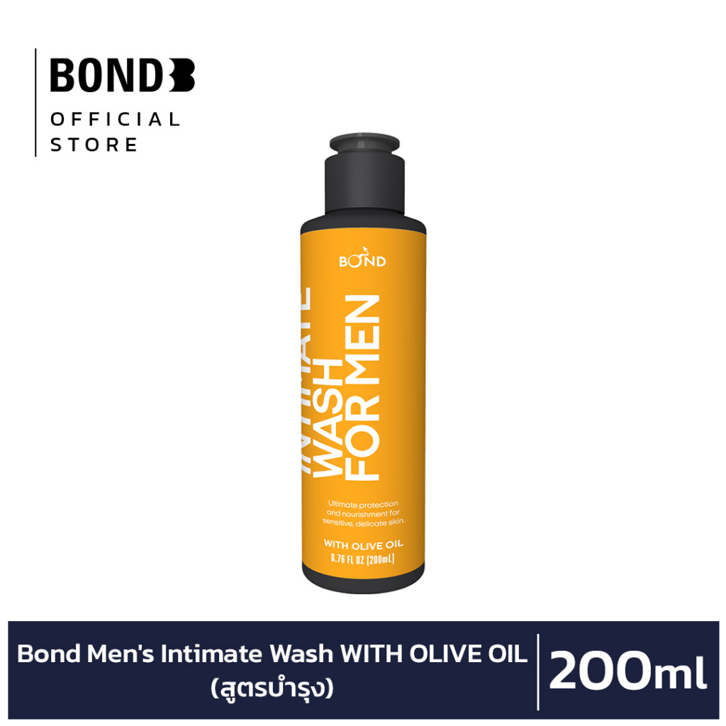 Bond Mens Intimate Wash Natural 130 ml. (สูตรอ่อนโยน) Bond Supplement ...