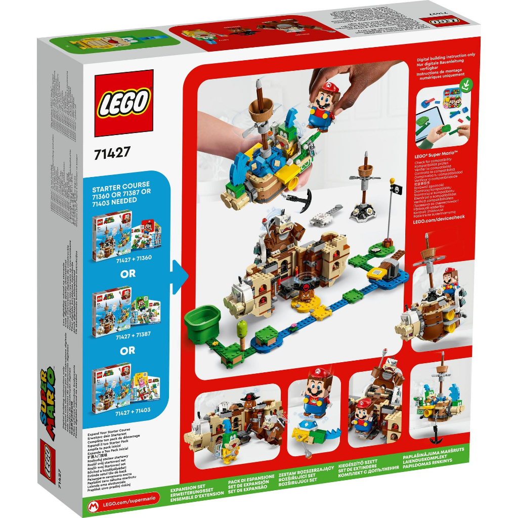 Exclusive SHP LEGO Super Mario 71427 Larrys and Mortons Airships ...