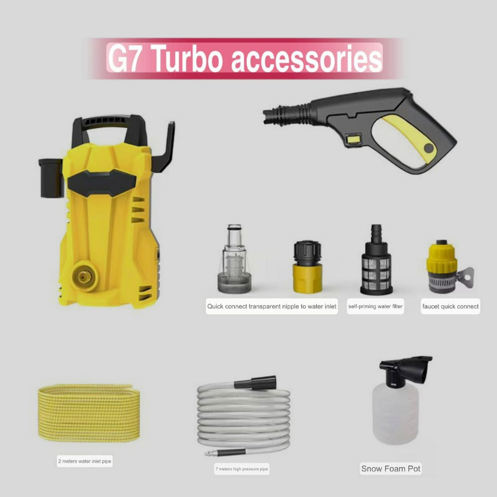 Bosch G7 G8 Turbo Jet เครื่องฉีดน้ำแรงดันสูง ปืนฉีดน้ำแรงดันสูง ...