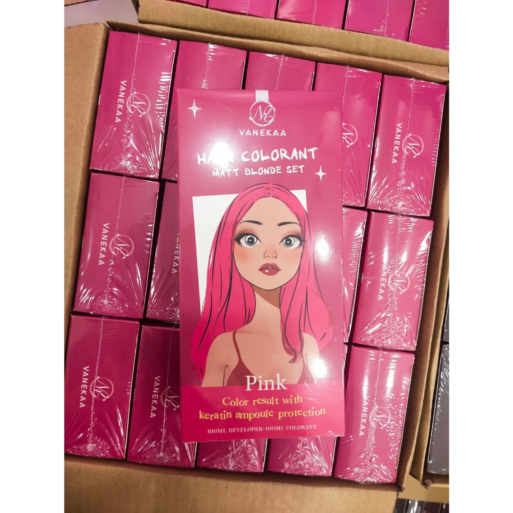 สีผม วานีก้า Vanekaa Hair Colorant Matt Blonde Set - lottashop - ThaiPick