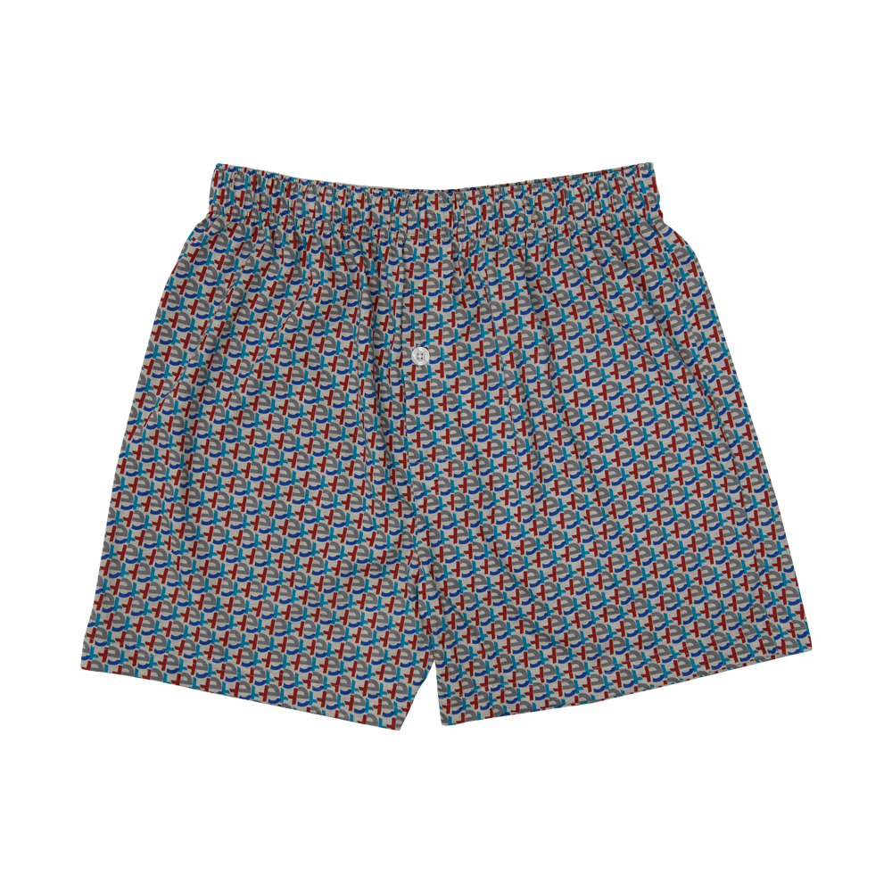 ELLE HOMME Boxer กางเกงขาสั้นแบบลำลองใส่อยู่บ้าน สวมใส่สบาย แห้งเร็ว ...