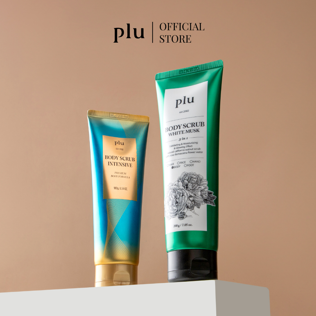(DUO SET) PLU PERFUMED FRUITY BODY SCRUB 500G PLU SCRUB WASH 500G - plu ...