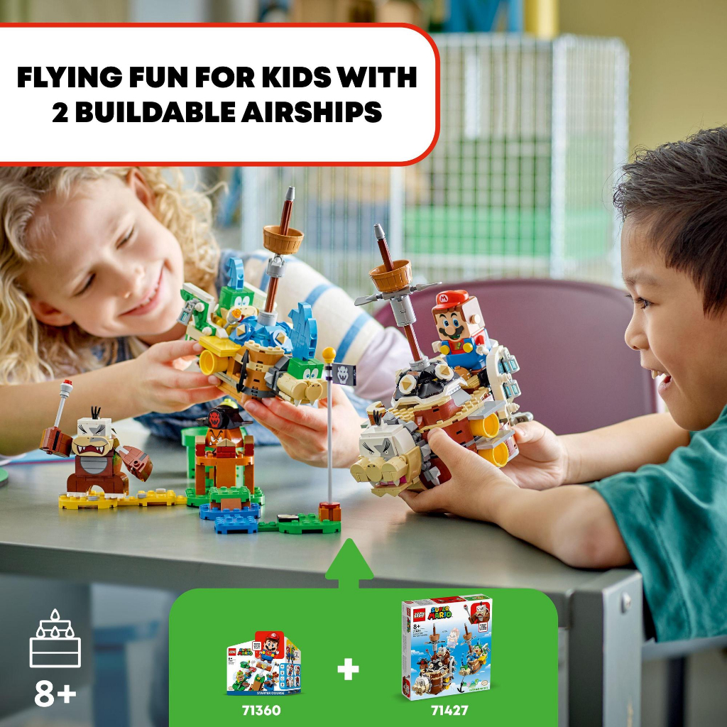 Exclusive SHP LEGO Super Mario 71427 Larrys and Mortons Airships ...