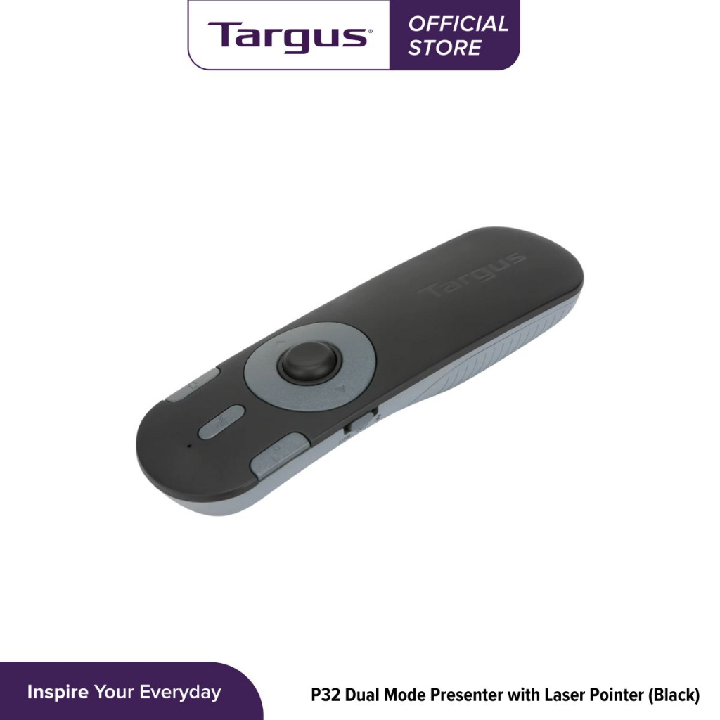 พรีเซนเตอร์ไร้สาย Targus P32 Dual Mode Presenter with Laser Pointer ...