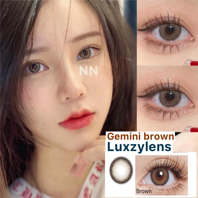 คอนแทคเลนส์Luxzy Gemini ลายใหม่ ขนาดmini - คอนแทคเลนส์55บาท NN.Bigeye - ThaiPick