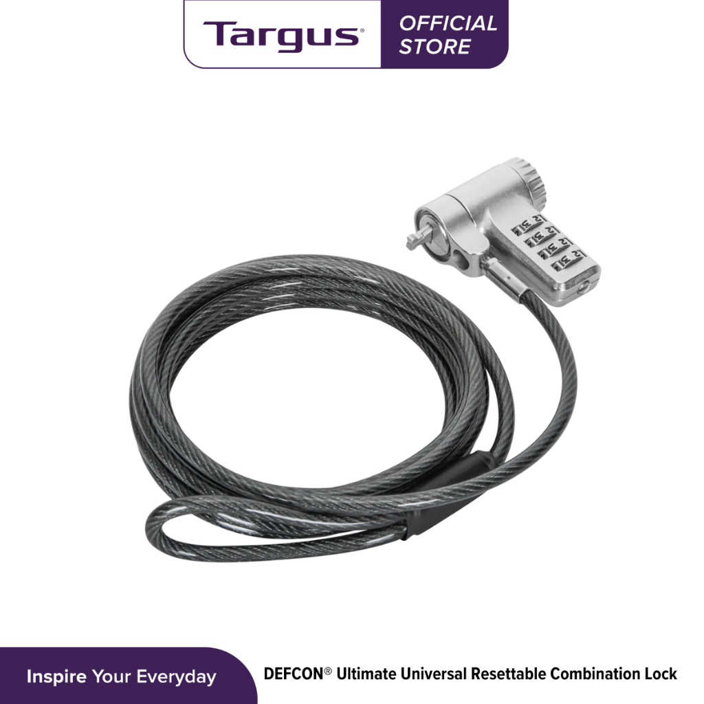 สายล็อคโน้ตบุ๊ค Targus Ultimate Universal Lock ASP96RGLX - targus ...