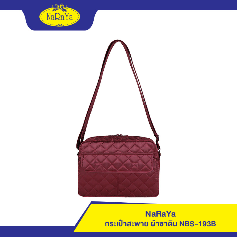 NaRaYa กระเป๋าสะพาย ผ้าซาติน NBS-193B NEW COLOUR - naraya_official_shop ...