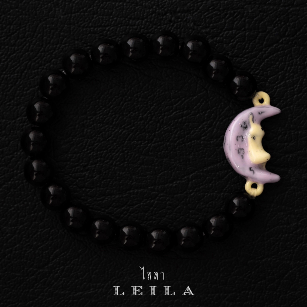 Leila Amulets กระต่ายซบจันทร์ Baby Leila Collection 01 (พร้อมกำไลหินฟรี ...