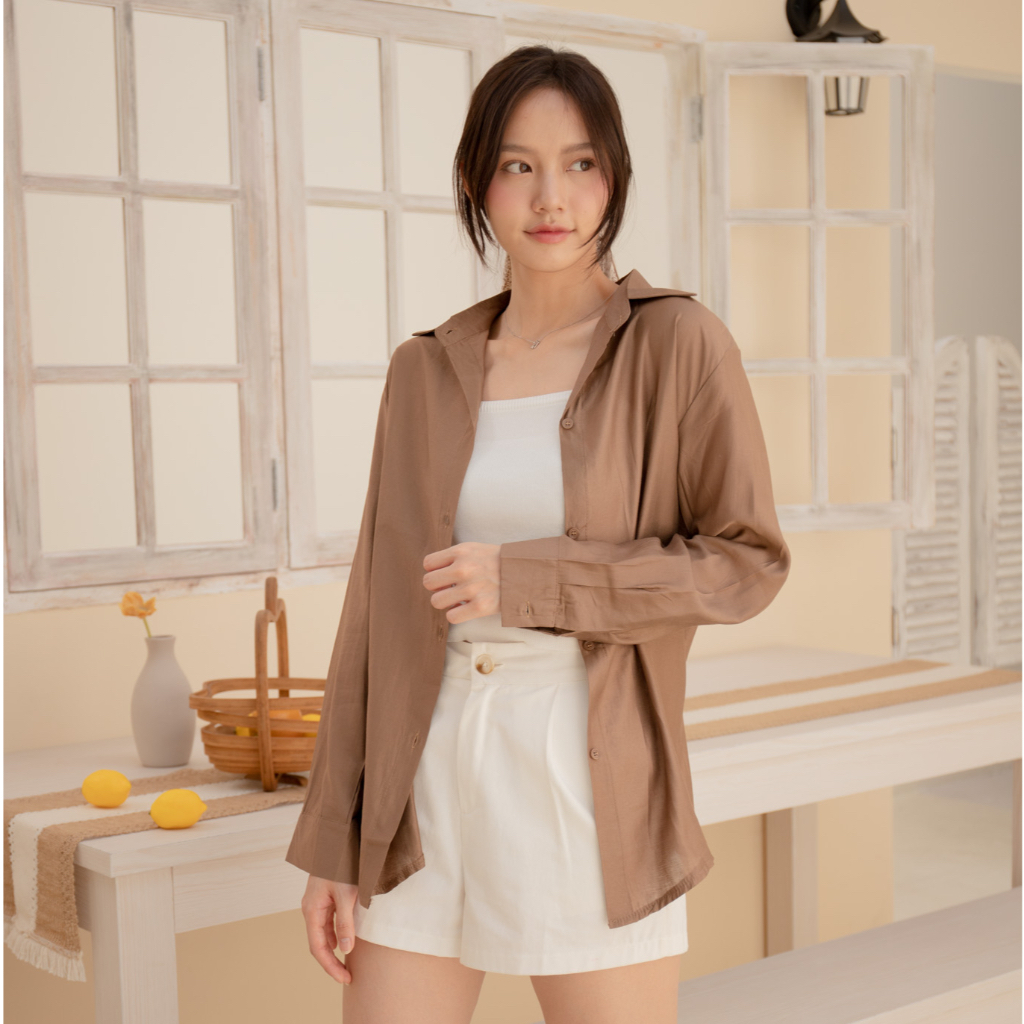 avocado Mesa cotton shirt เสื้อเชิ้ตผ้าใส่สบายย - avocado.simplewear - ThaiPick