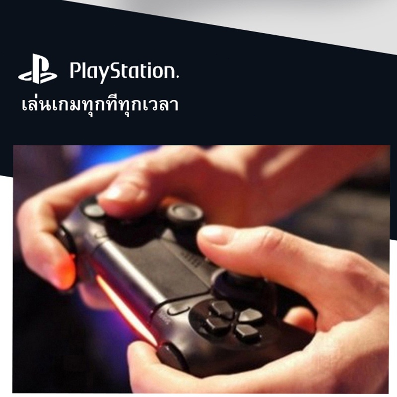 Ps4 สีดำ Ver.2 ( Ps4 Dual Shock 4 Jet PS4 Game controller Playstation XBOX จอยเกม) joy ps4 ...