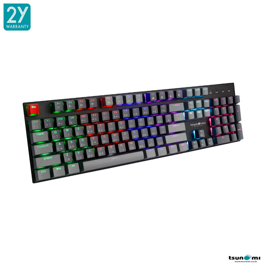 ชุดเกมมิ่งเกียร์สุดคุ้ม 1Free1 Tsunami MK-02 Plus Pro 104Keys ...