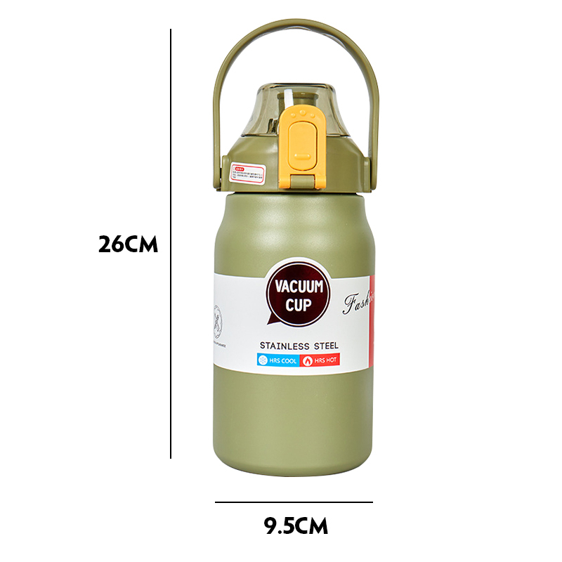J072 กระติกน้ำร้อนพกพา ได้ยาวนาน ขวดน้ำสแตนเลส กระบอกน้ำเก็บอุณหภูมิ กระติกน้ำสแตนเลสเกรด 316 ...