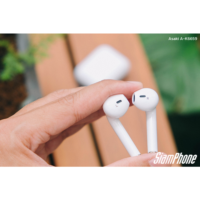Asaki Bluetooth Earphone หูฟังบลูทูธ หูฟังไร้สาย TWS BT5.0 เบสหนัก รุ่น ...