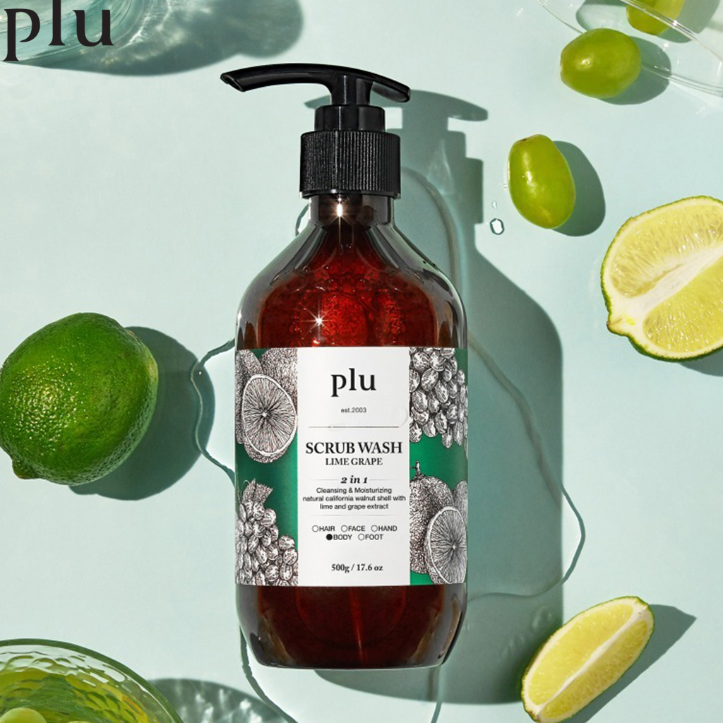 (DUO SET) PLU BODY SCRUB 200G SCRUB WASH 500G - plu_official_store ...