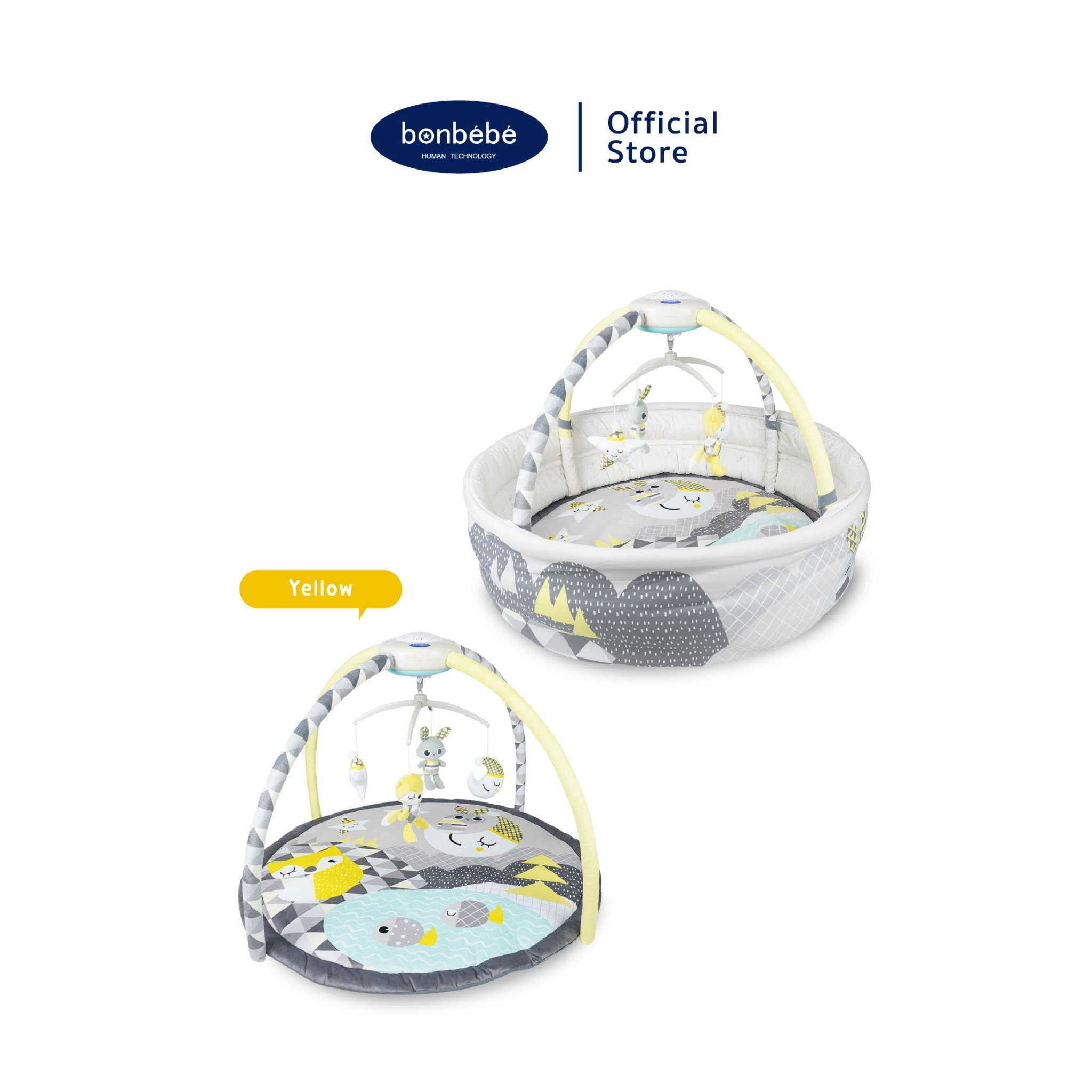 bonbebe Musical Projector Jumbo Mat Playgym - bonbebethailand - ThaiPick