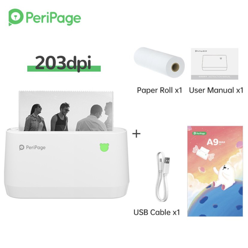 Peripage A9Max/A9sMax ปริ้นเตอร์ไร้หมึก - The printers House - ThaiPick