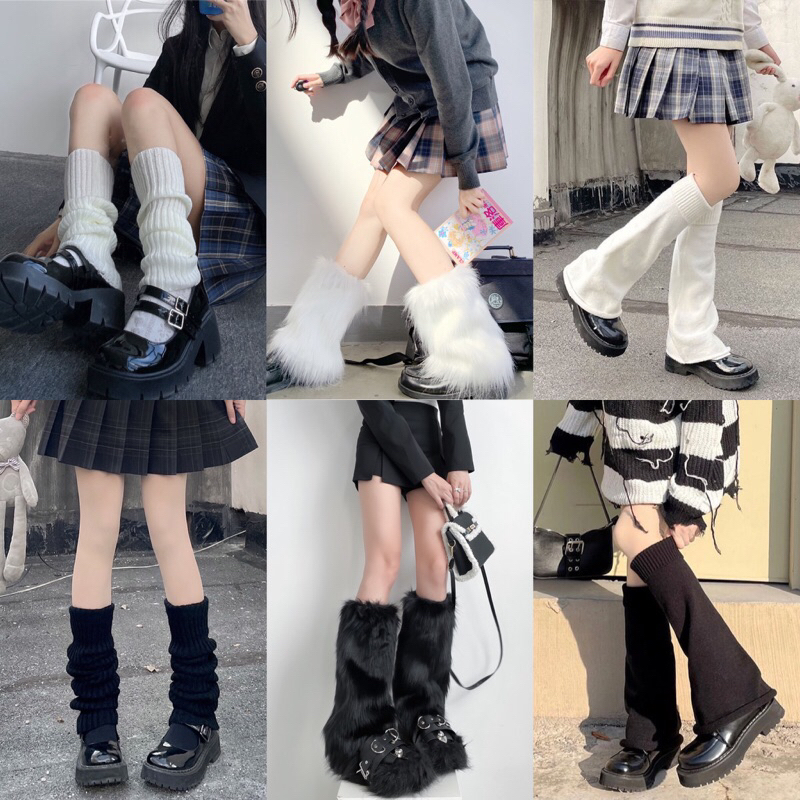 ถุงเท้า y2k ถุงเท้ายาว 25405060cm แมชเข้ากับสไตล์ 2yk น่ารักแนวญี่ปุ่น ...