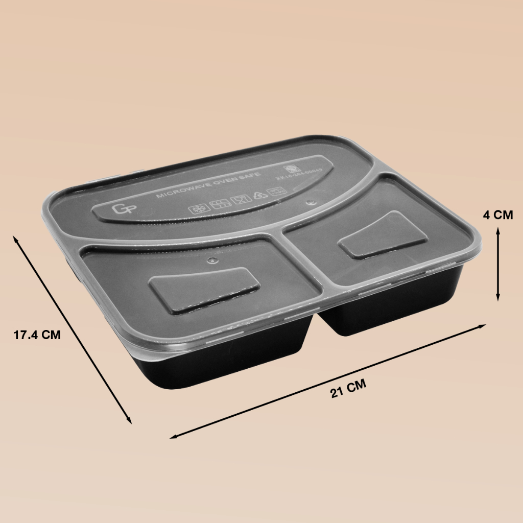 NEWAUG23ลด20 Nextech รุ่น CB850-3 พร้อมฝาซีล (300 ชิ้นลัง) กล่องเบนโตะ ...