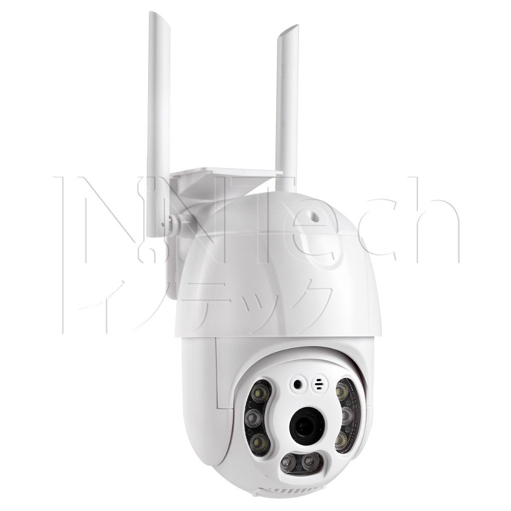 InniTech กล้องวงจรปิด กล้องวงจรปิดไร้สาย 5 ล้านพิกเซล 2 เสาสัญญาณ 5MP ...