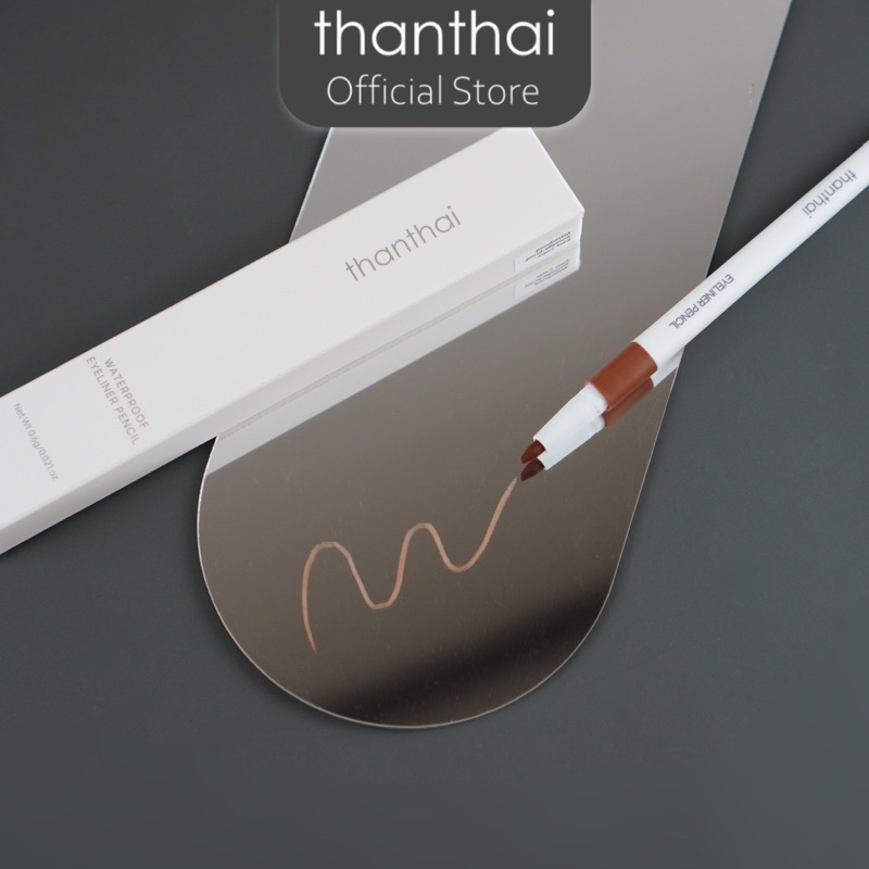 อายไลเนอร์สีน้ำตาล ดินสอกันน้ำ Waterproof eyeliner pencil ( thanthai ...