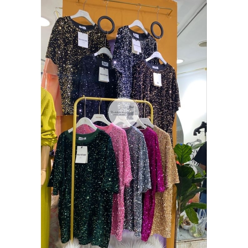 Plus size เสื้อยืดปักเลื่อม️KKUU TIST SHOP - cartoon415 - ThaiPick