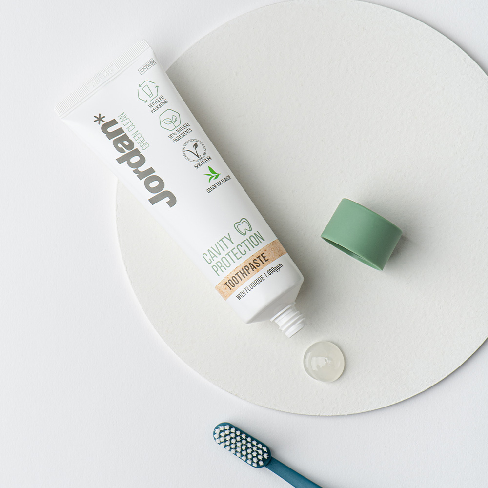 Jordan Adult toothpaste Green Clean จอร์แดน ยาสีฟันผู้ใหญ่ รุ่นกรีนคลีน ...