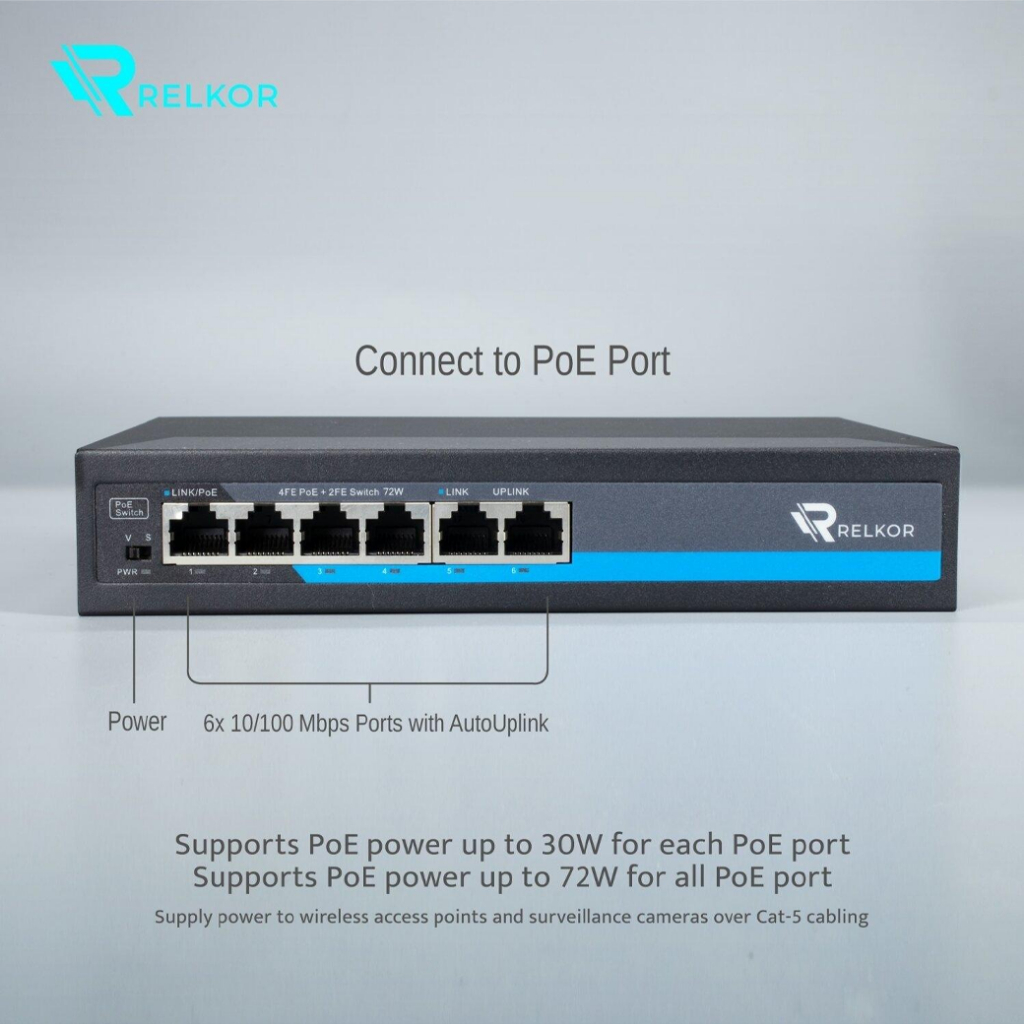 Network Switch POE 4 Port 8 port 16 port 1 sfp เน็ตเวิร์กสวิตซ์ และ สวิตซ์ PoE - xlltech - ThaiPick
