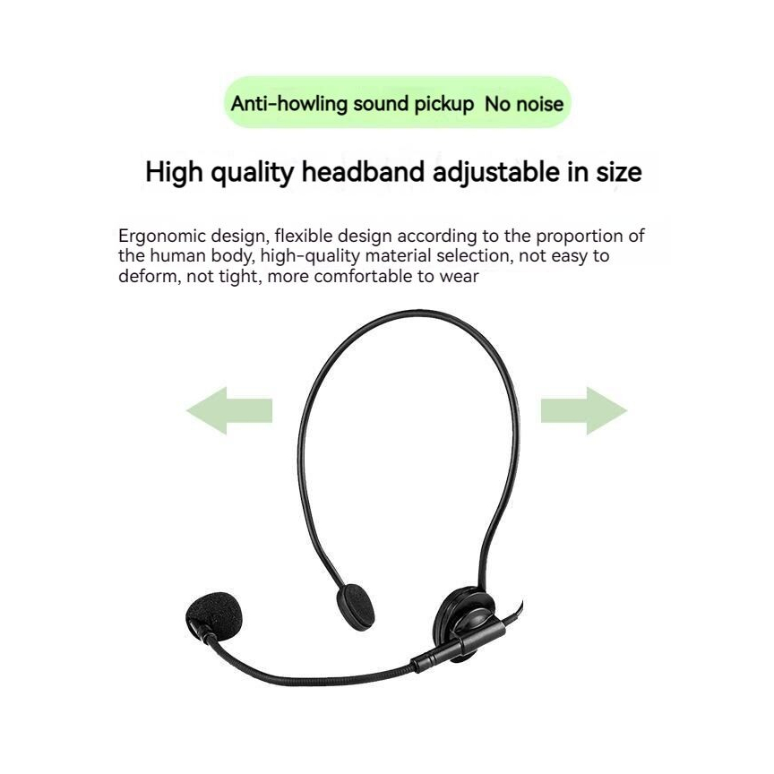 ฟรีค่าส่งMini 3.5MM Wired Headset Microphone Mic ไมศ์สำหรับตู้ช่วยสอน ...