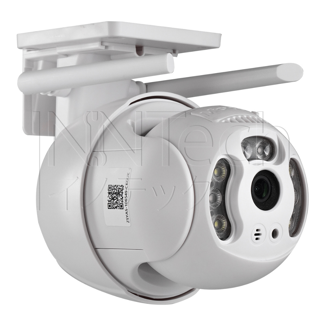 InniTech กล้องวงจรปิด กล้องวงจรปิดไร้สาย 5 ล้านพิกเซล 2 เสาสัญญาณ 5MP ...