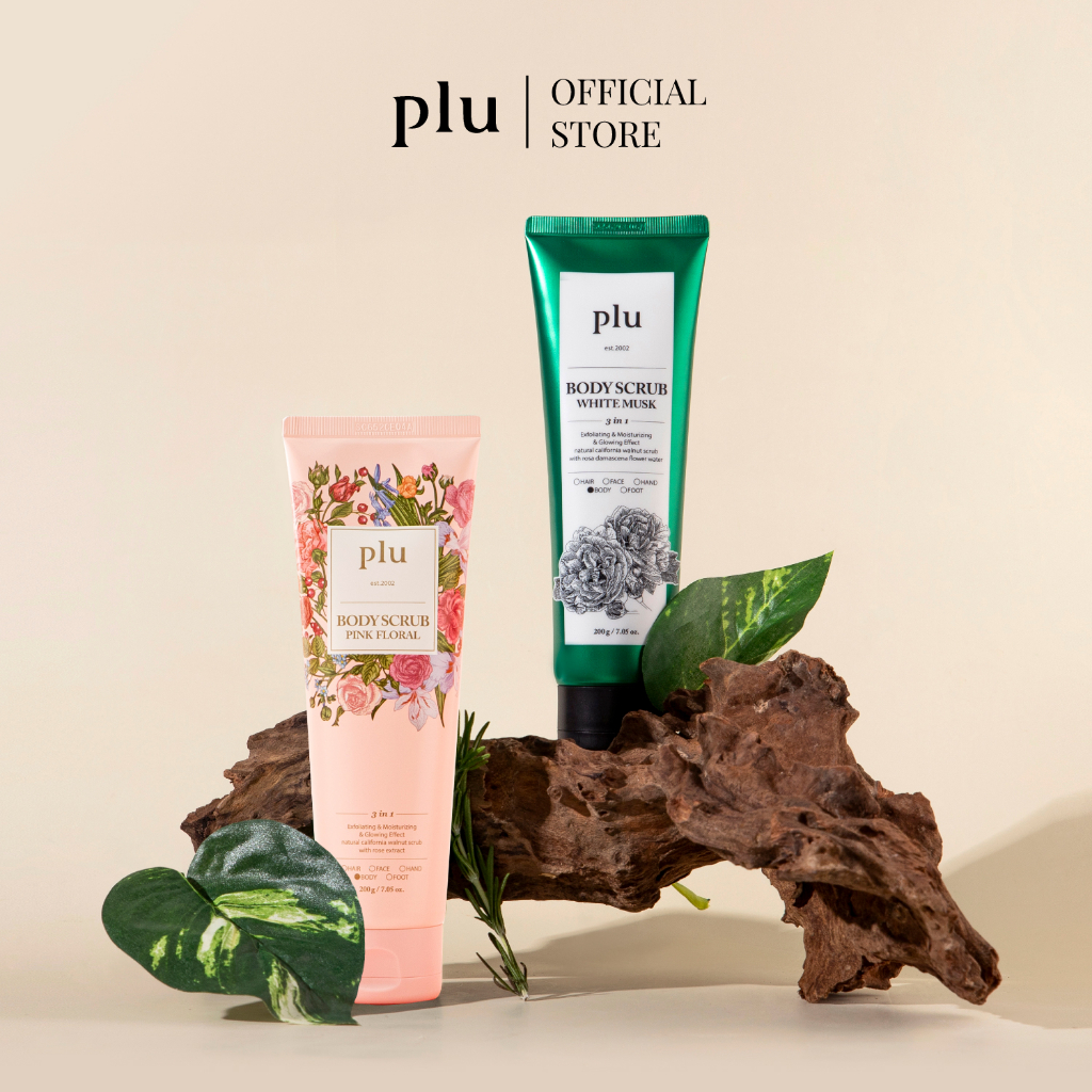 PLU BODY SCRUB WHITE MUSK 200G BODY SCRUB PINK FLORAL 200G - plu ...