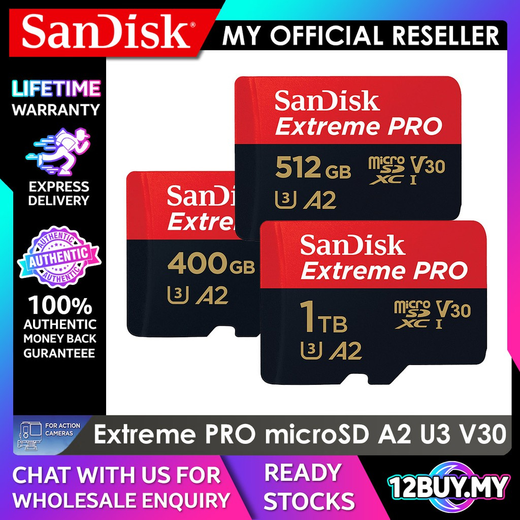 Sandisk micro sd card tablet เมมโมรี่การ์ด โทรศัพท์ sdการ์ด แท้ 512GB 256GB 128GB 32GB 64GB ...
