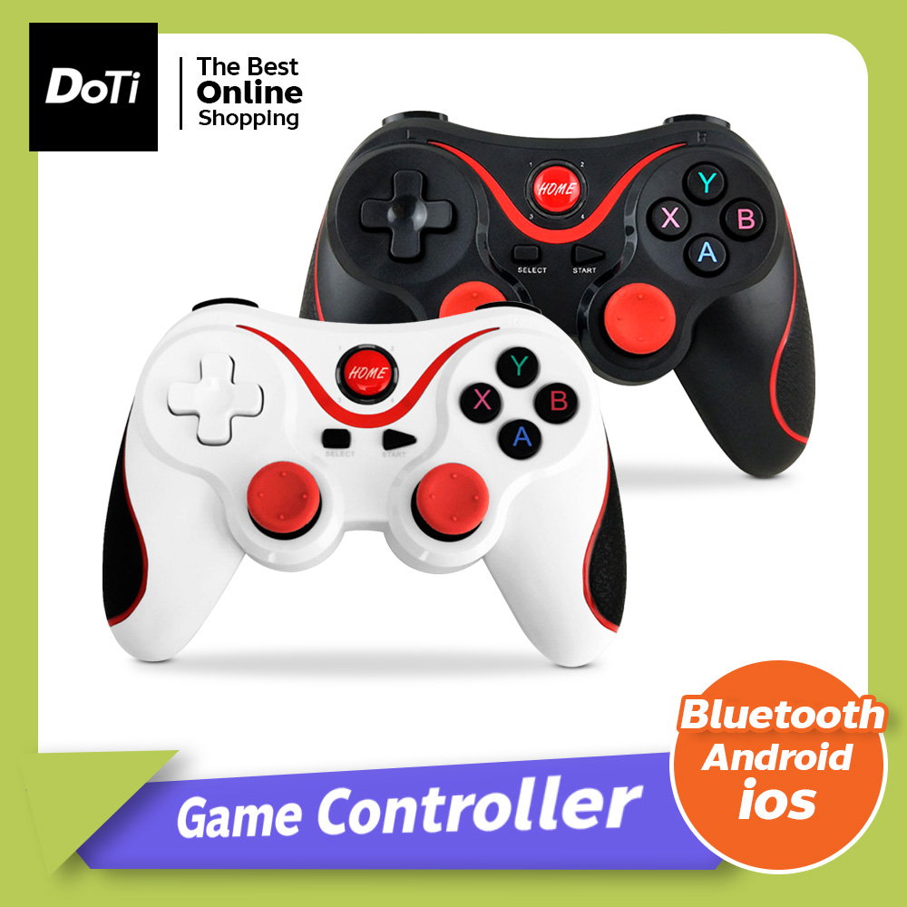 จอยเกม บลูทูธไร้สาย แป้นเกมบลูทูธ Game Controller for Android ios จอยสติ๊กแบบพกพา JOY Bluetooth ...