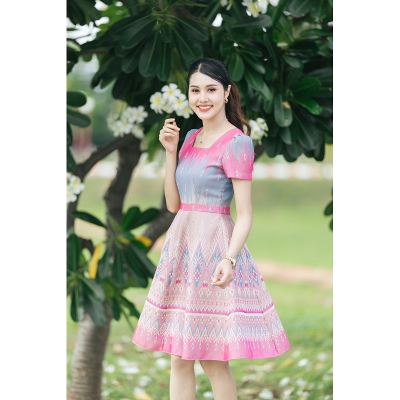 SASI THAI CLOTH ชุดเดรสผ้าไทย, ร้านค้าออนไลน์ | Shopee Thailand